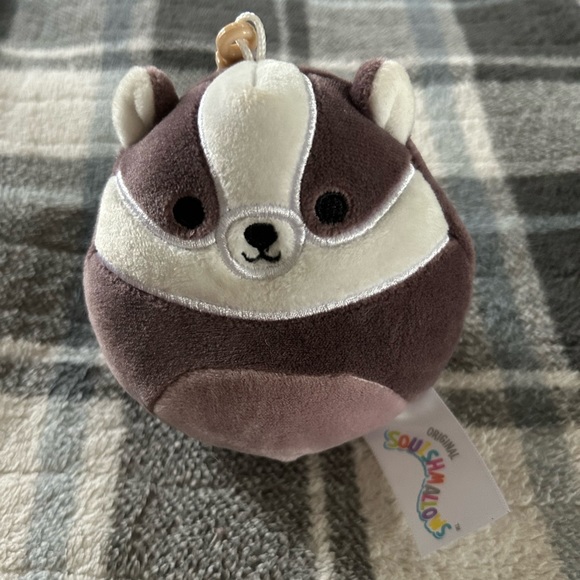 Squishmallows | Toys | Squishmallow Badger Keychain 35 Inch | Poshmark